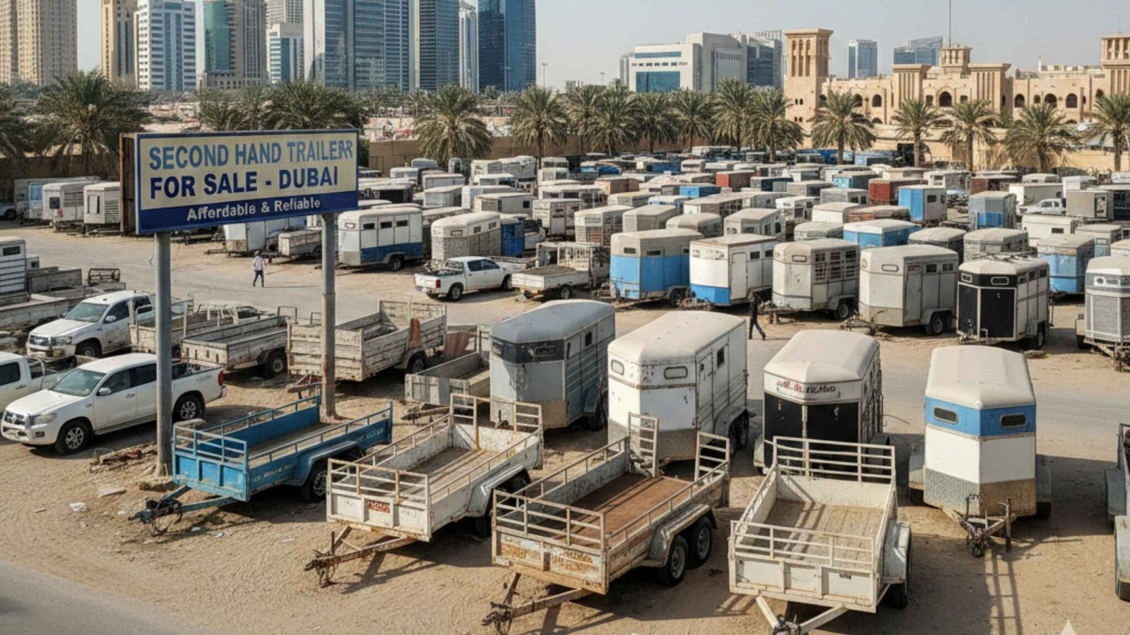 Best Second hand Trailers for Sale in Dubai for Heavy Transport